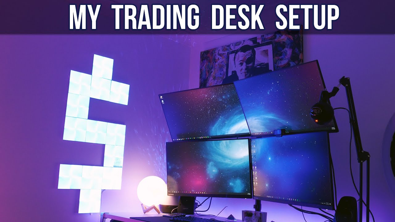 MY TRADING DESK SETUP 2020: + Office Tour (Gaming PC, Monitors, Chair ...