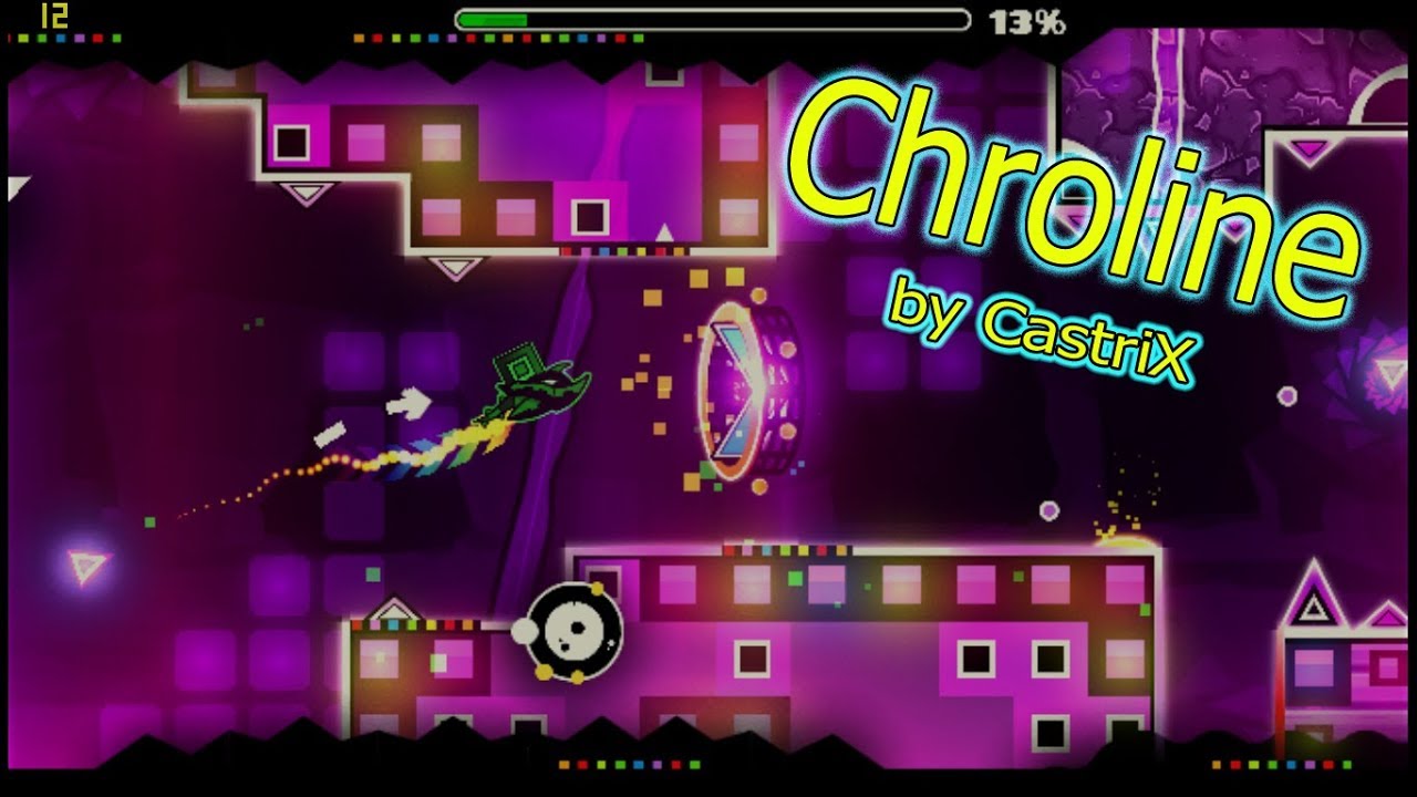 "Chroline" by CasriX [harder EPIC] | Geometry Dash 2.11 (All coins ...