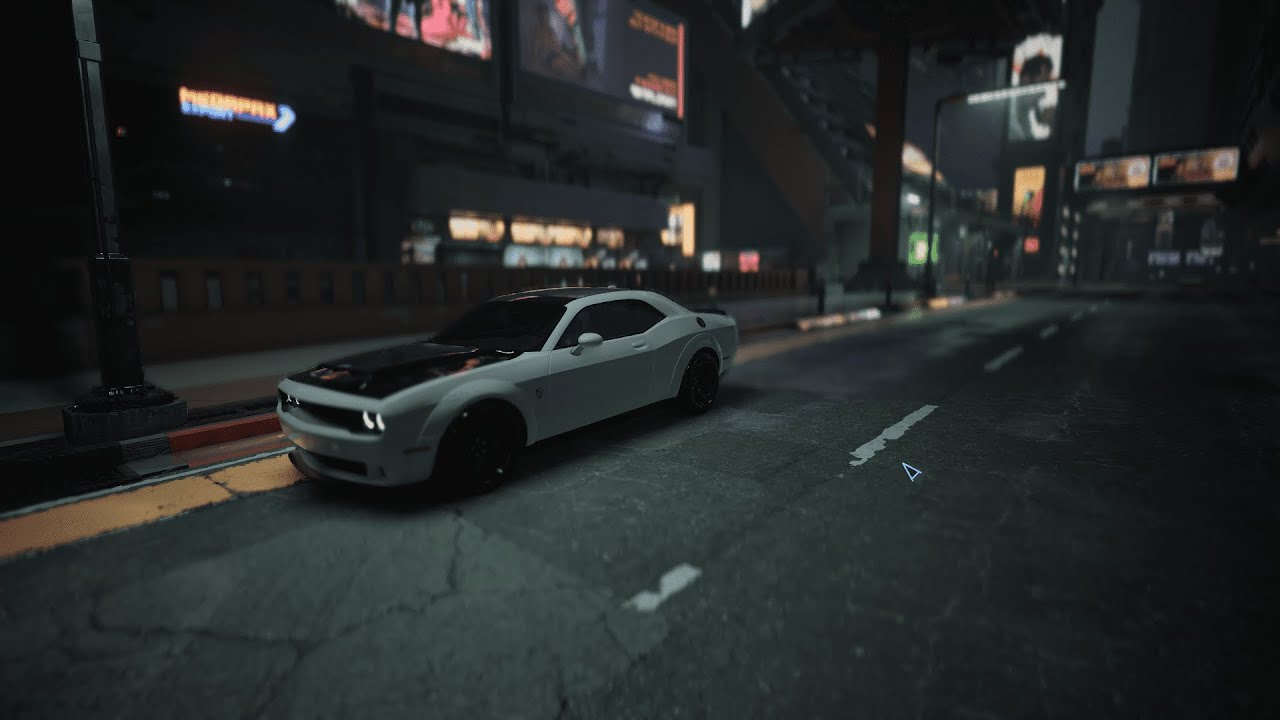 Rev Up Your Cyberpunk Adventure: Custom Dodge Challenger SRT Demon Mod ...