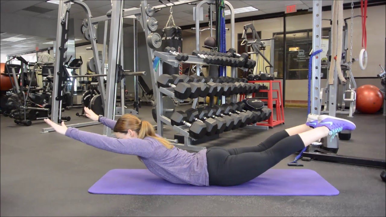 How to do Supermans Correctly (Great Core Exercise) - YouTube
