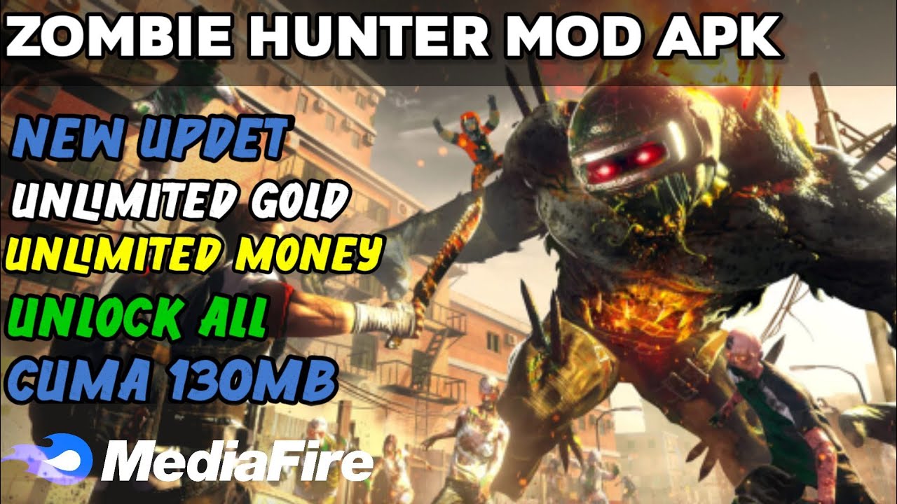 Zombie hunter mod apk offline versi 1.32.0 | grafik keren size kecil ...