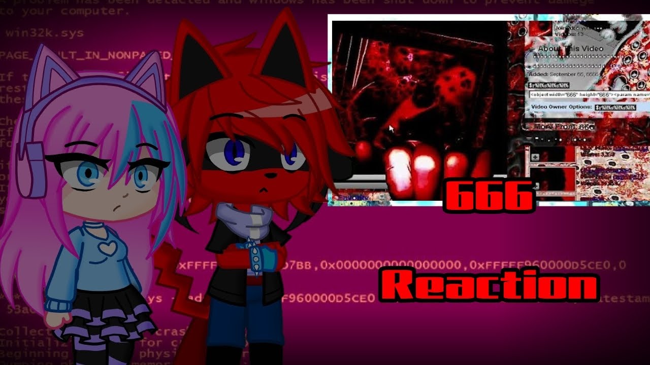 ||Mis personajes reaccionan a el usuario 666|| (+1 video extra) - YouTube