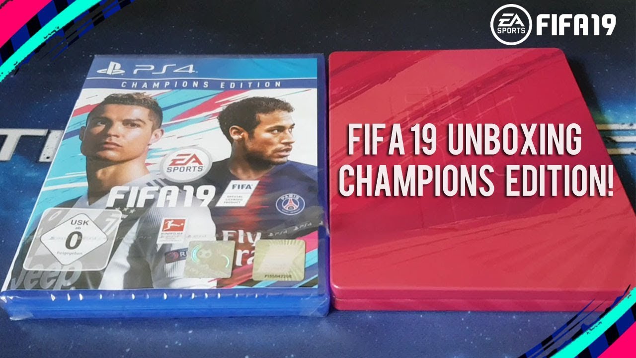 FIFA 19 UNBOXING! CHAMPIONS EDITION 😍😃 - YouTube