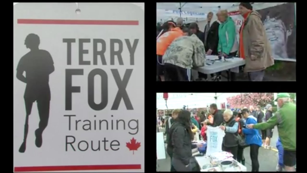 Terry Fox training route now officially open? - YouTube