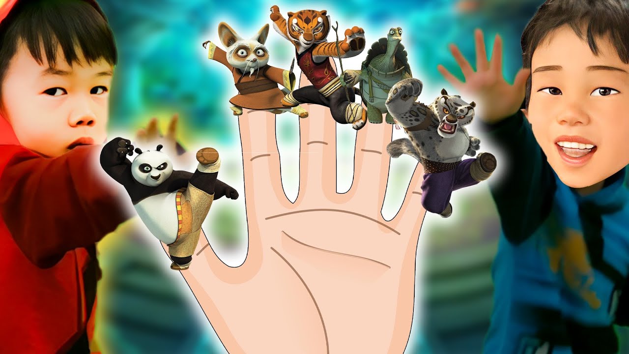 Kung Fu Panda Finger Family | Nursery Rhymes | DoReMi Kids Songs - YouTube