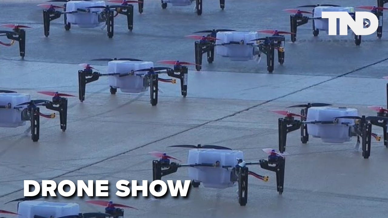 1 injured after 'a few dozen drones' fall from sky, FAA investigating ...