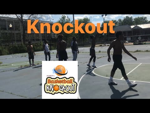 Game of knockout basketball🏀!(got very intense) - YouTube