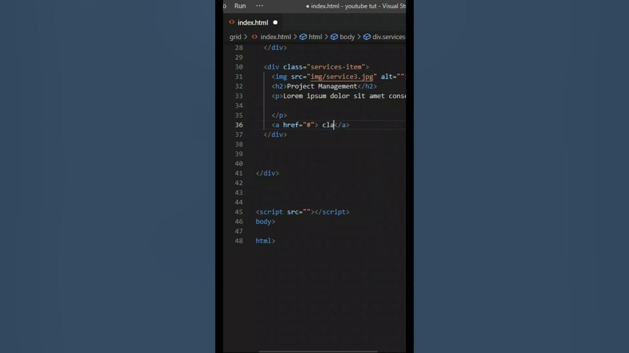 Services Box | HTML CSS #htmltutorial #css - YouTube