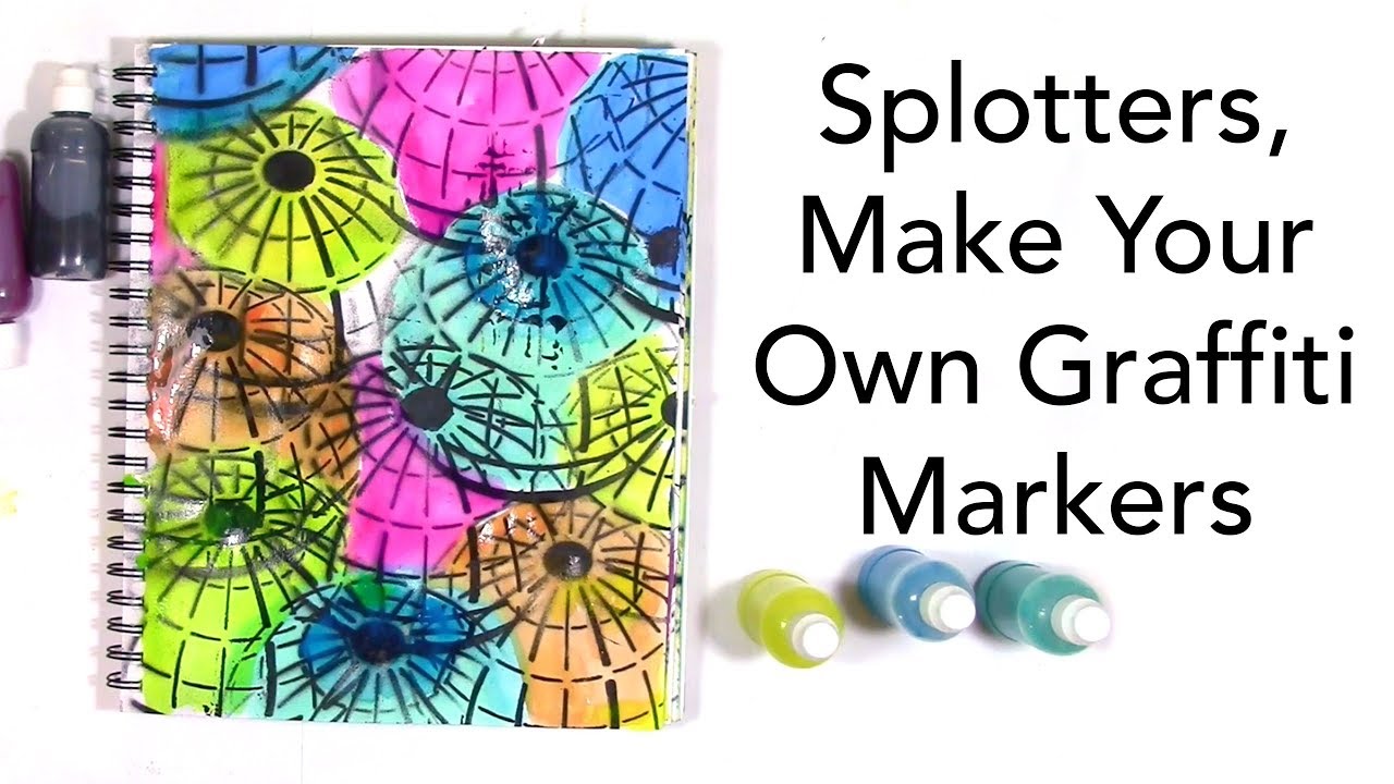 Splotters, Make Your Own Graffiti Markers Using Art Spray - YouTube