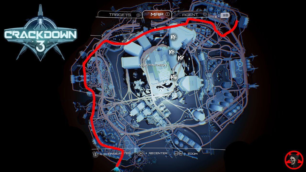 Driving Across the Map of Crackdown 3 as Fast as I can - YouTube