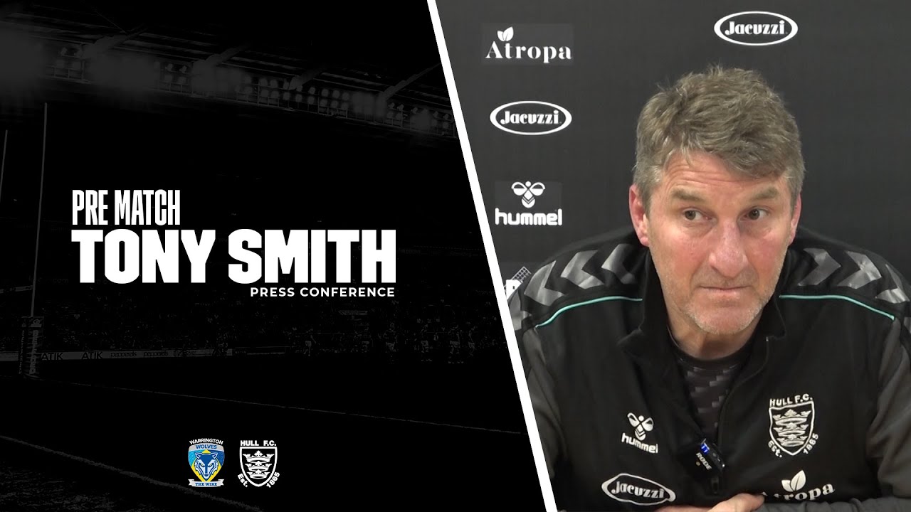 Tony Smith (Pre Match vs Warrington Wolves) - YouTube
