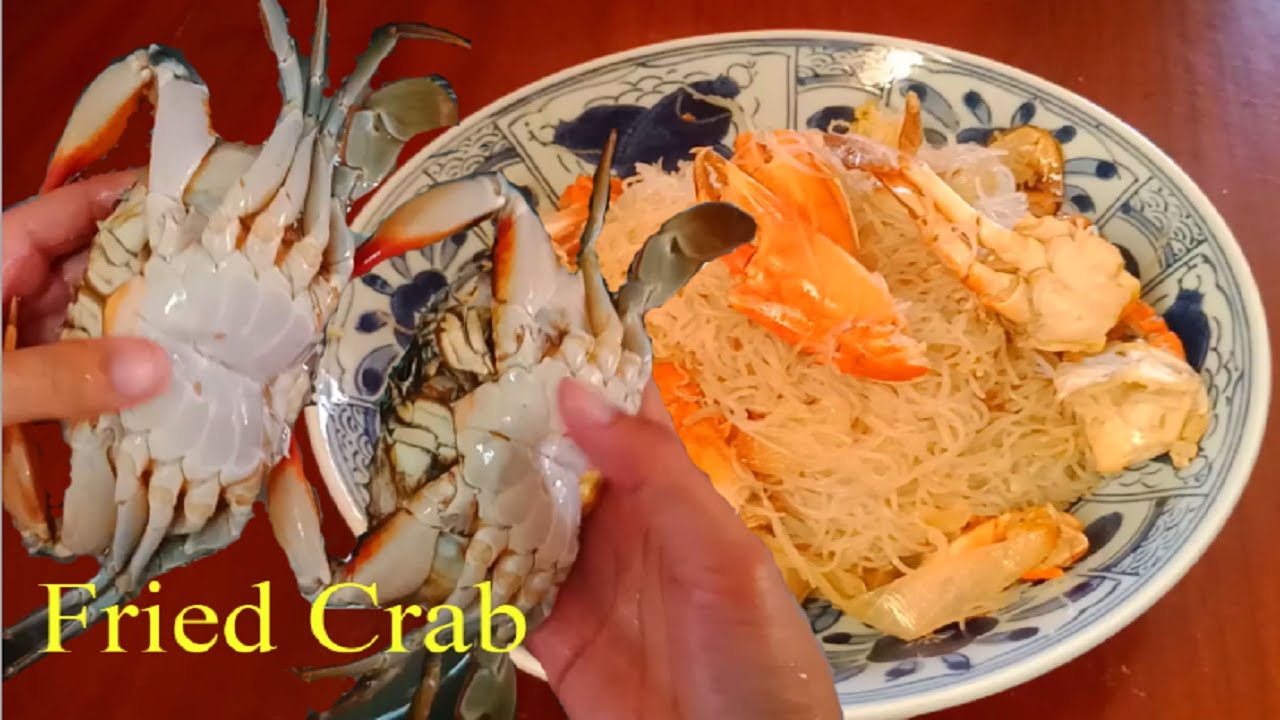 Stir Fried Blue Crab With Glass noodle Recipe - YouTube
