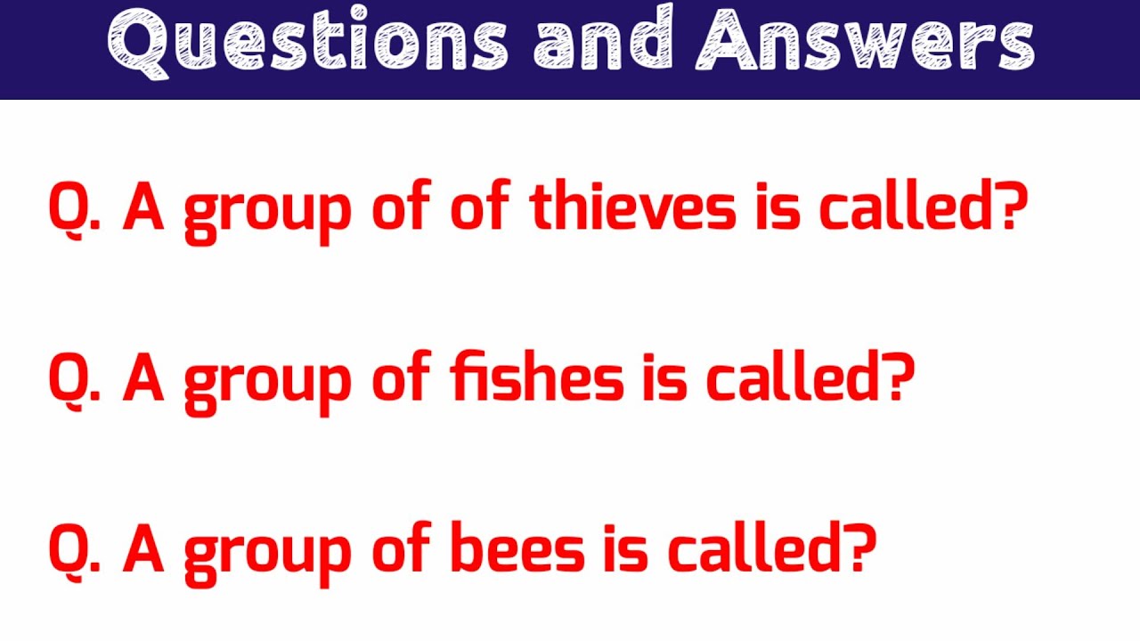 Name for collection or group of things|collective noun - YouTube