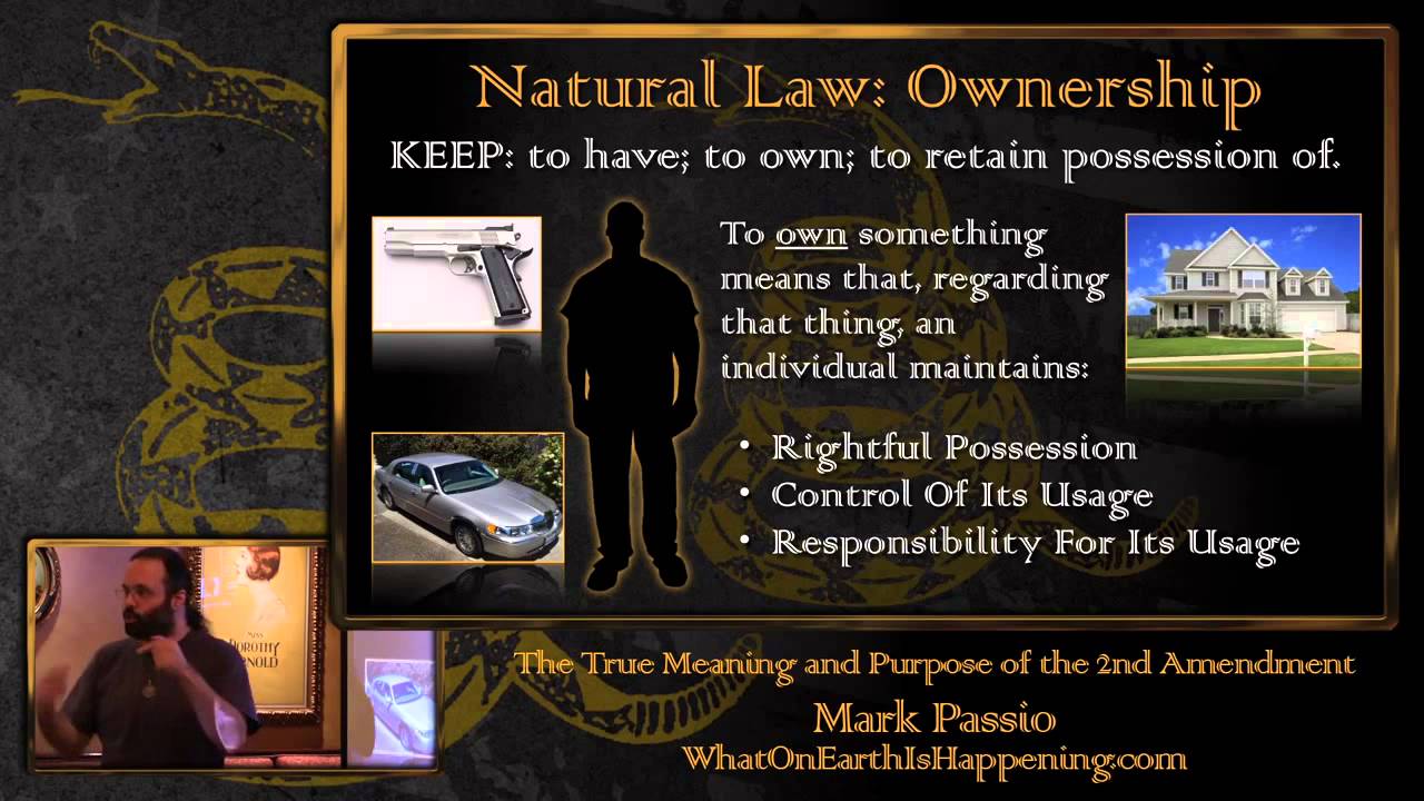 Mark Passio - The True Meaning And Purpose Of The 2nd Amendment - YouTube