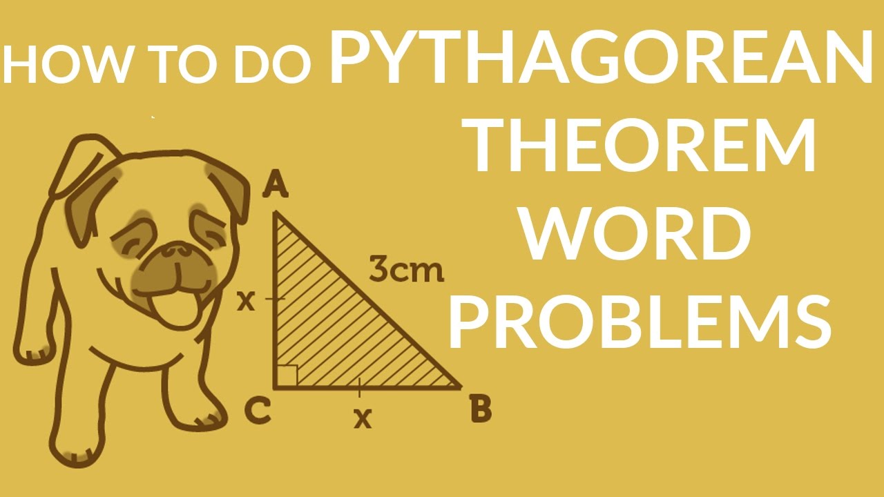 ʕ•ᴥ•ʔ Word Problems involving Pythagorean Theorem: 90 Second Example ...