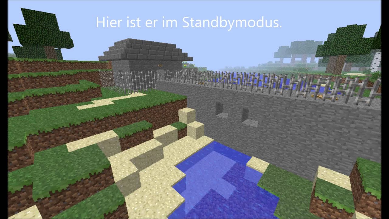 Minecraft Staudamm und Schleuse - YouTube