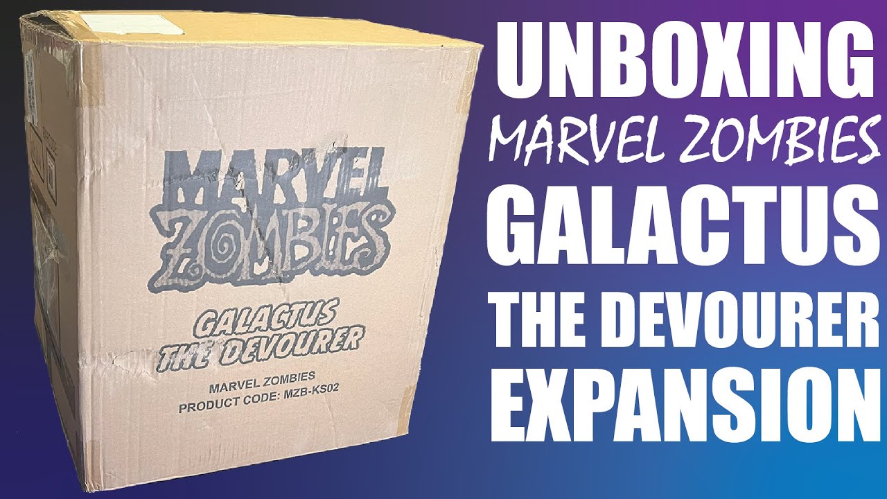 Unboxing - Galactus the Devourer | Marvel Zombies | CMON Games - YouTube