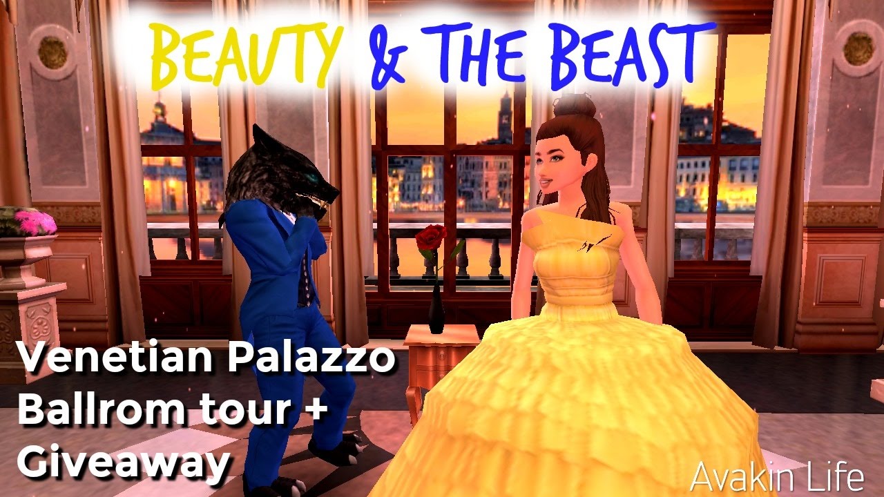 Avakin Life | Beauty & the Beast tour the Venetian Palazzo Ballroom ...