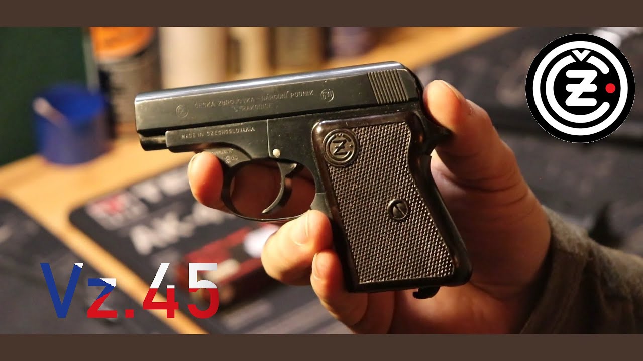 1949 CZ Strakonice Vz.45 (6,35mm Browning/.25 ACP) - YouTube