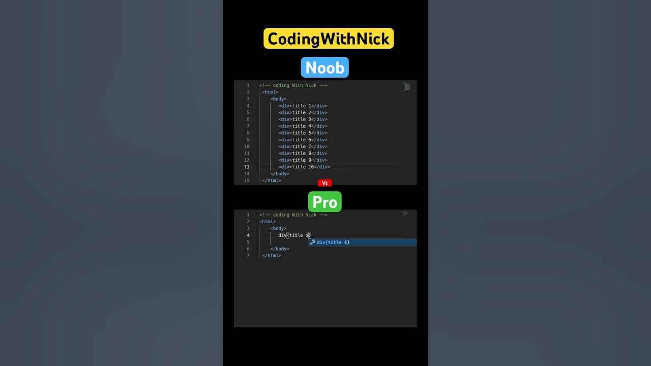 How Beginners Code Vs How Pros Code 👶 ️👨💻 Coding Html5 Css3 Csstricks Webdesigning Shorts