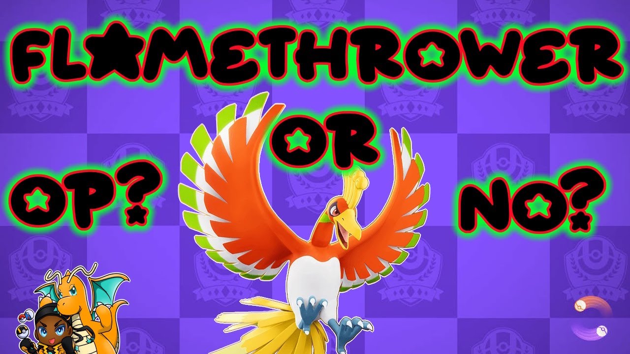Pokemon Unite | Ho-oh Spits Hot Fire Flame | New Patch! - YouTube