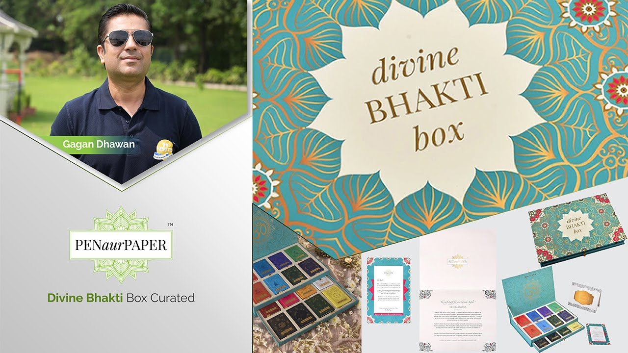 Divine Bhakti Box Curated By Gagan Dhawan - "Pen Aur Paper" - YouTube