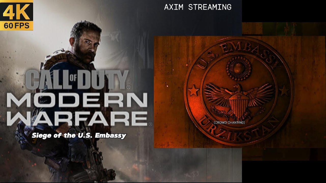 CALL OF DUTY MW 2019 | PC GAMEPLAY | HD + 60 FPS |THE EMBASSY ...