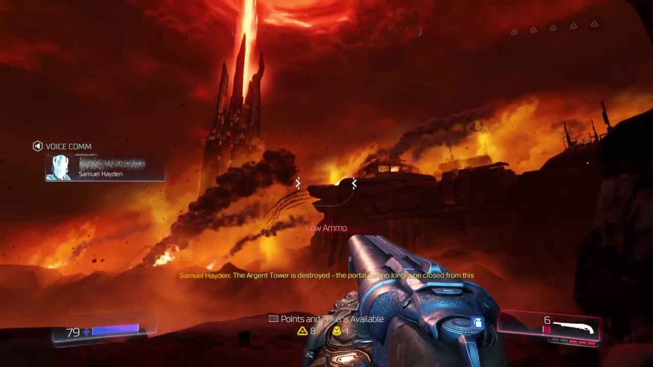 Let's Play DOOM 2016 Episode 7 A sea of Blood that matches Mars (With ...