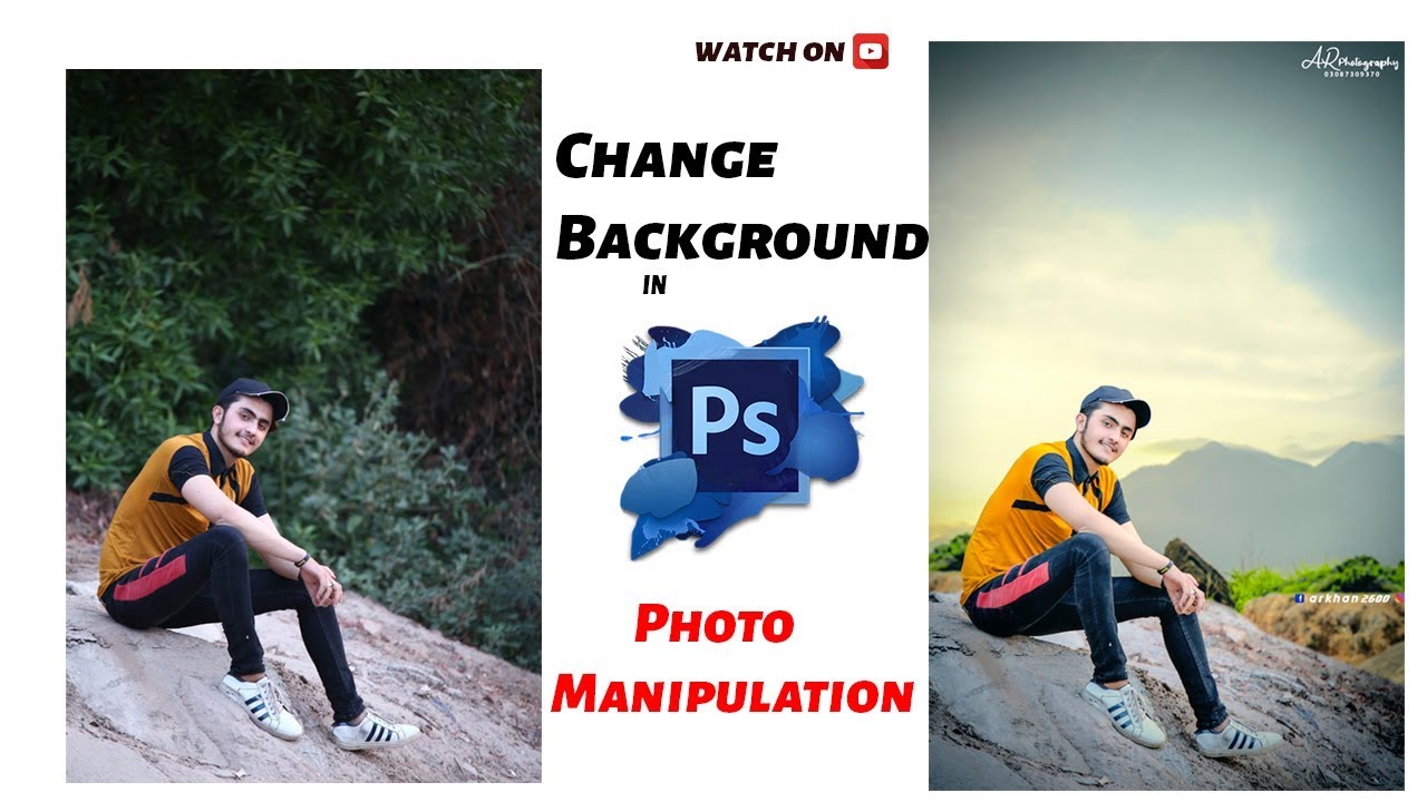 How to Change Background In Photoshop ! Advance Photo Manipulation ...