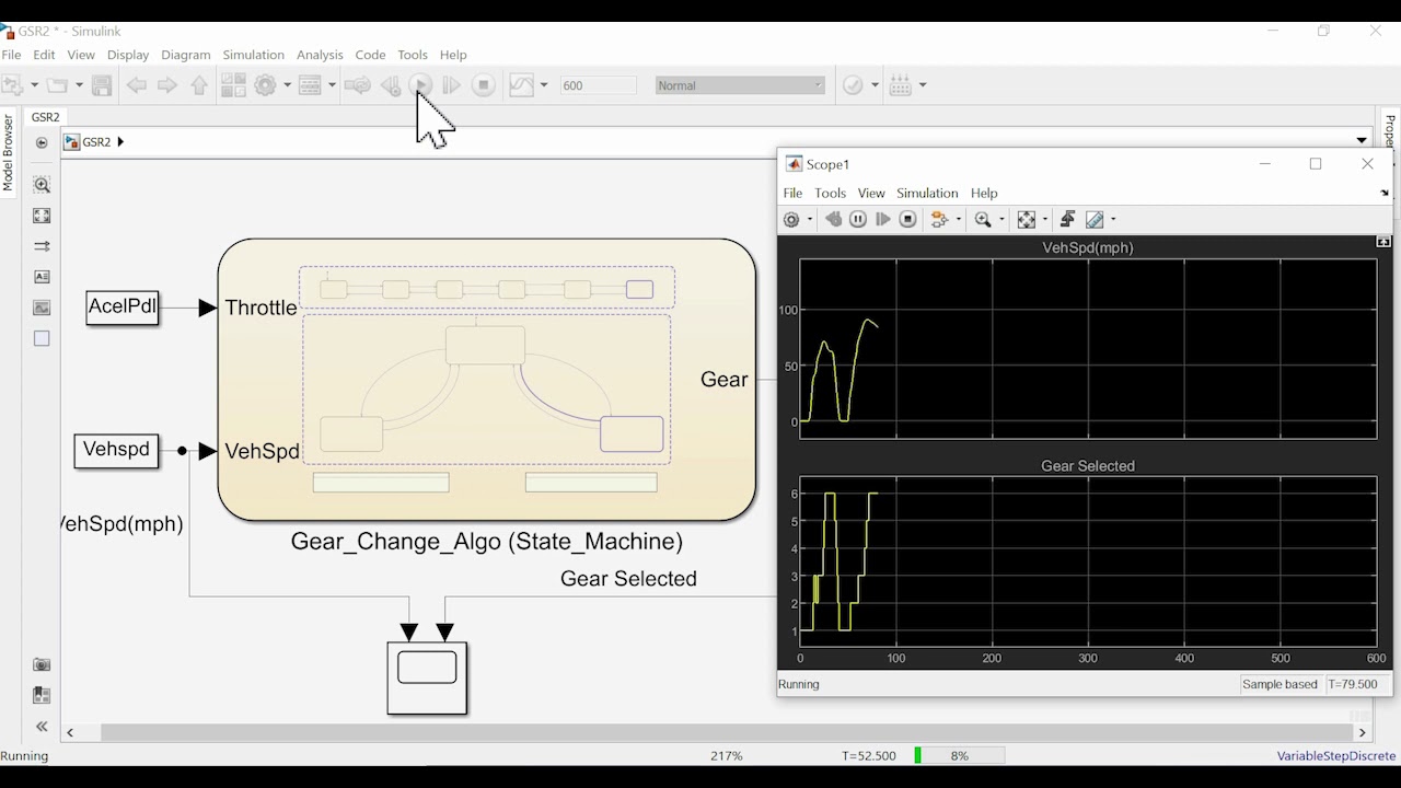 Gear_shift_logic In StateMachine (Simulink) - YouTube