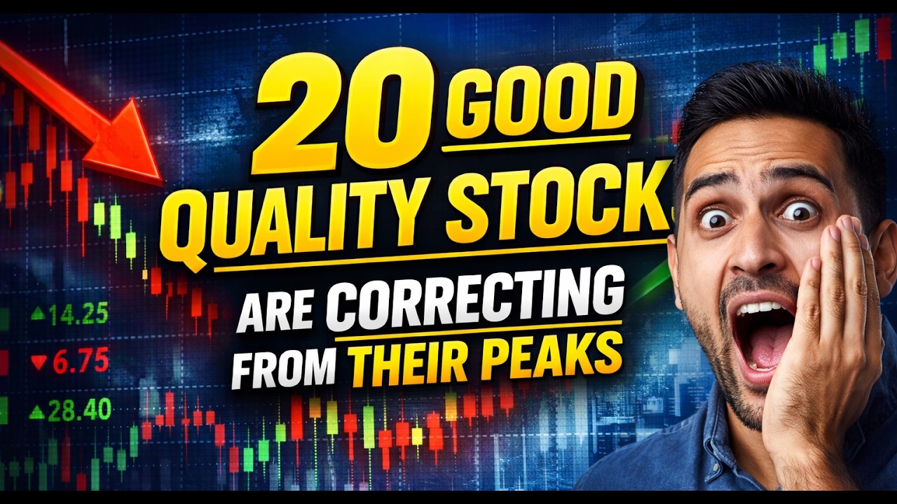 Good Quality Stocks Are Correcting From Their Peaks… Smart Money Is ...