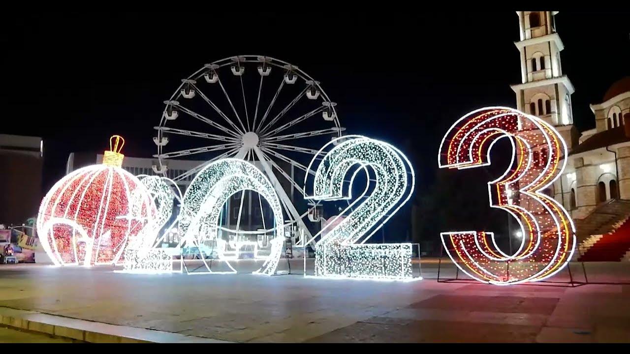 Festat e Fundvitit ne Korce, e zbukuruar si asnje here me pare 2023 - YouTube