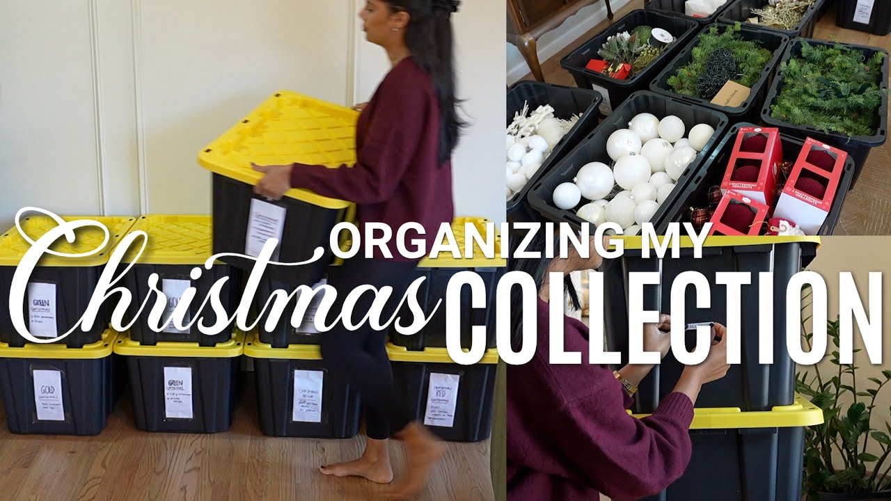 Organizing My Christmas Collection 🎄, Removing Fall Decor + More ...