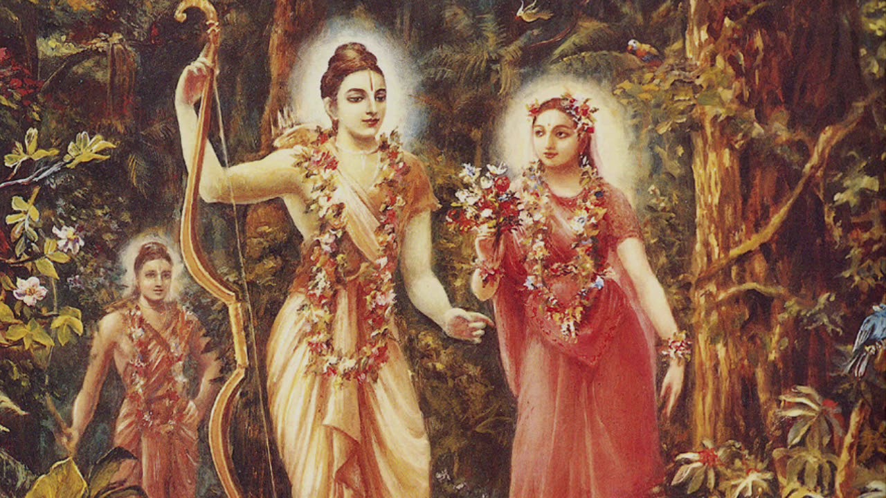 Rama Sita in Vanavaas and followed by Pattabhishekham - YouTube