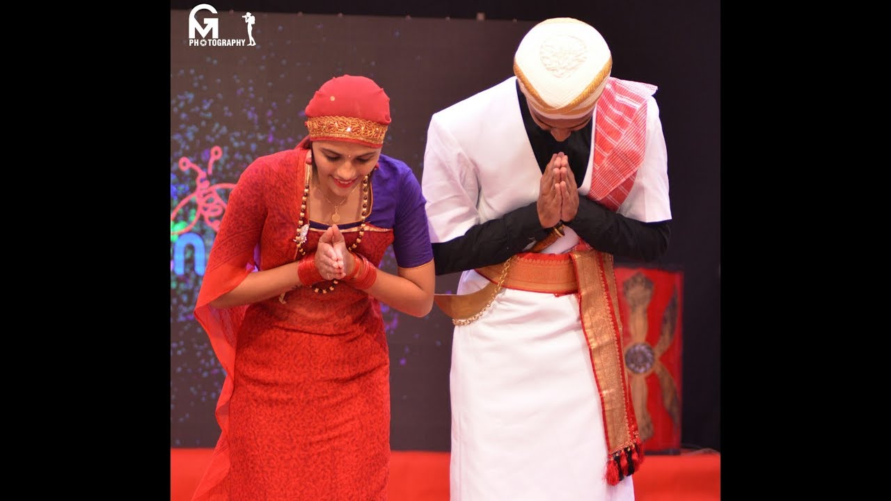 Ramp walk in Traditional attire at SDM Jhenkaara National level Fest ...