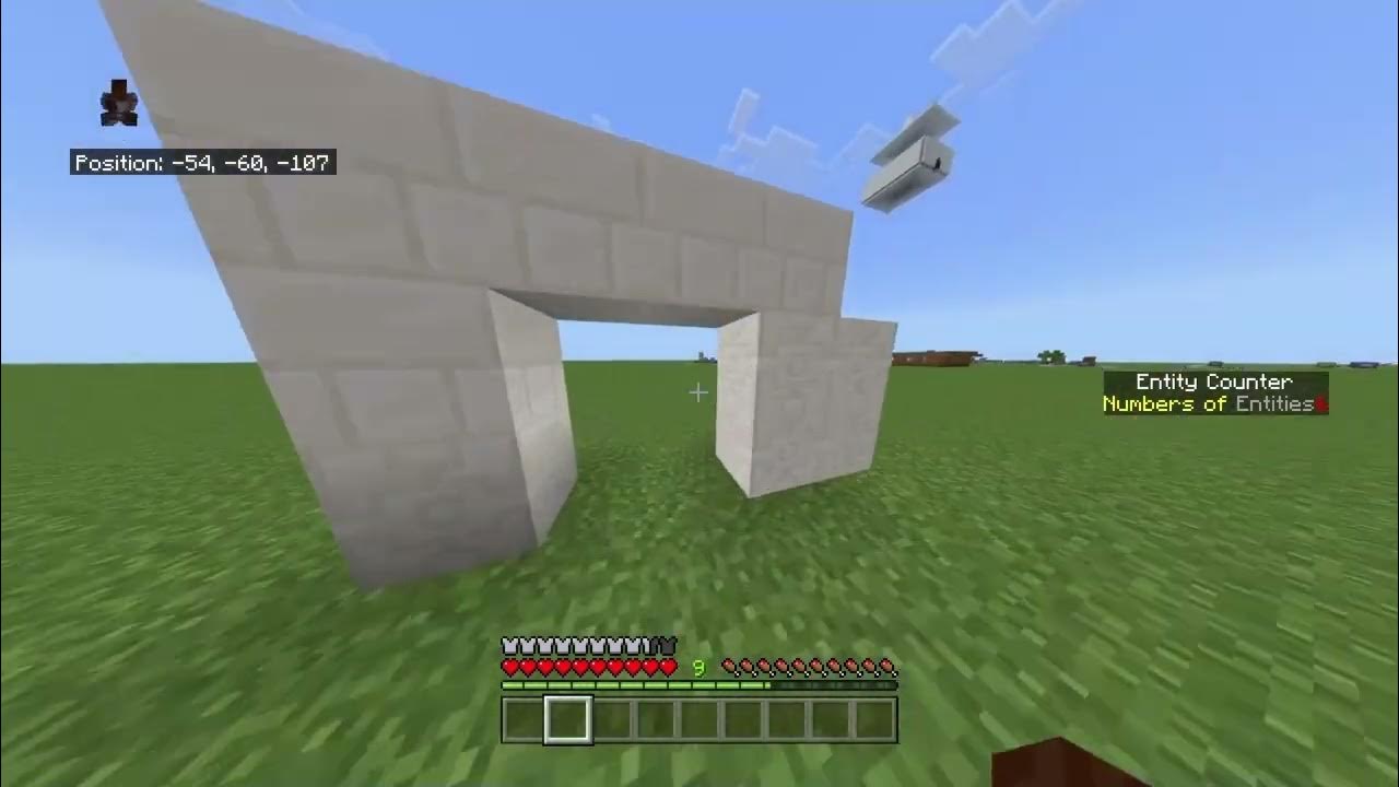 animated command block door in minecraft - YouTube