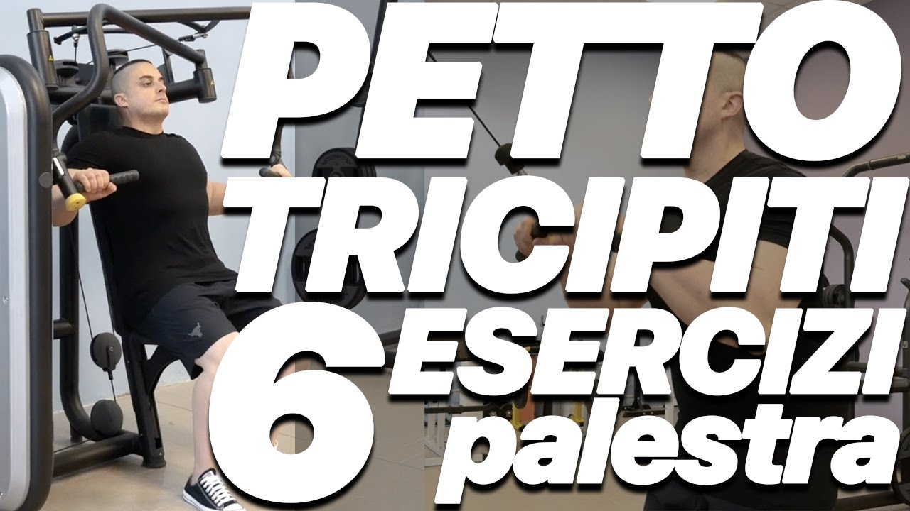 Scheda Massa Petto/Tricipiti in Palestra: 6 Esercizi Multifrequenza ...
