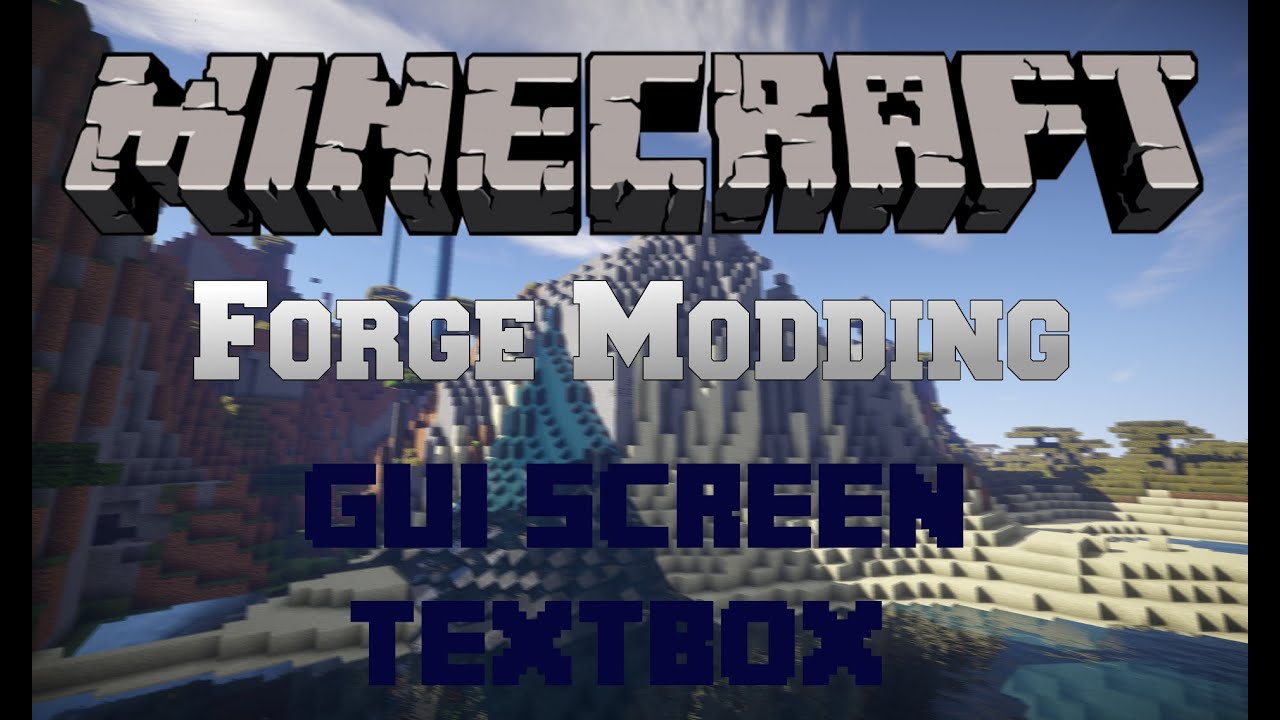 GuiScreen Textbox - Minecraft Forge Mods Programmieren #43 [1.8] [German Tutorial] - YouTube