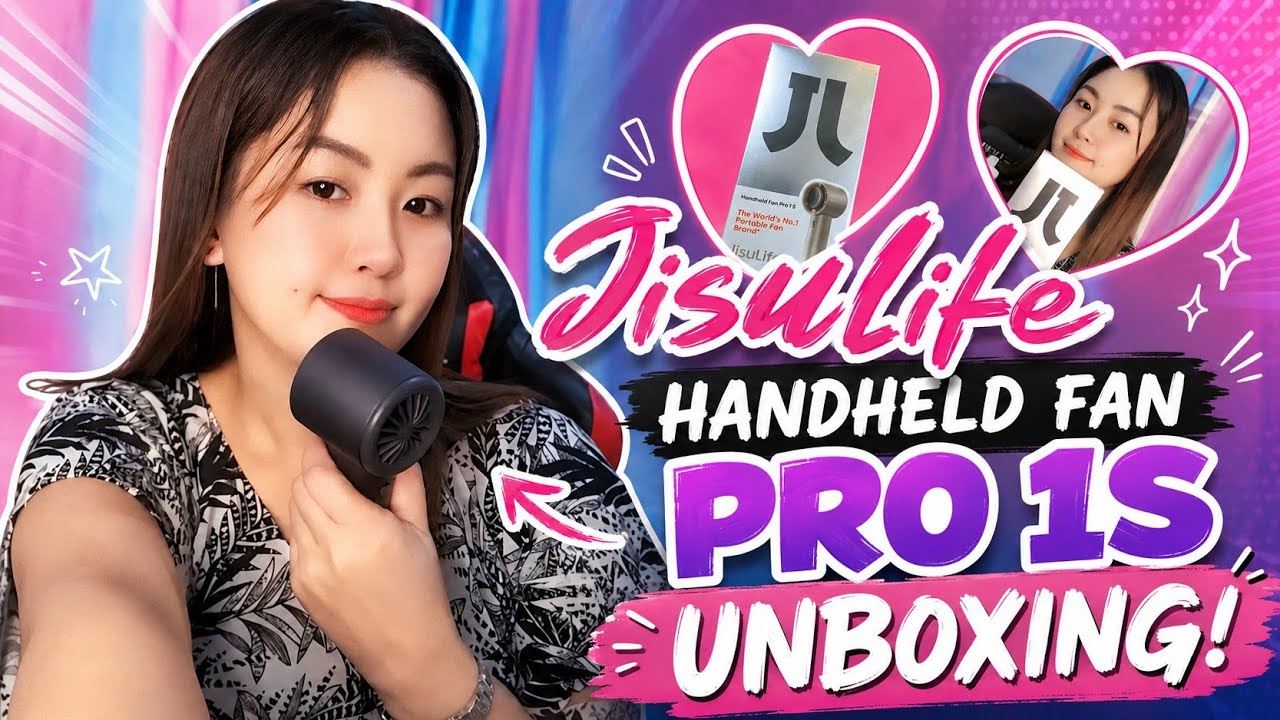 Unboxing JisuLife Handheld Fan Pro 1 S | Stay Cool Anywhere - YouTube