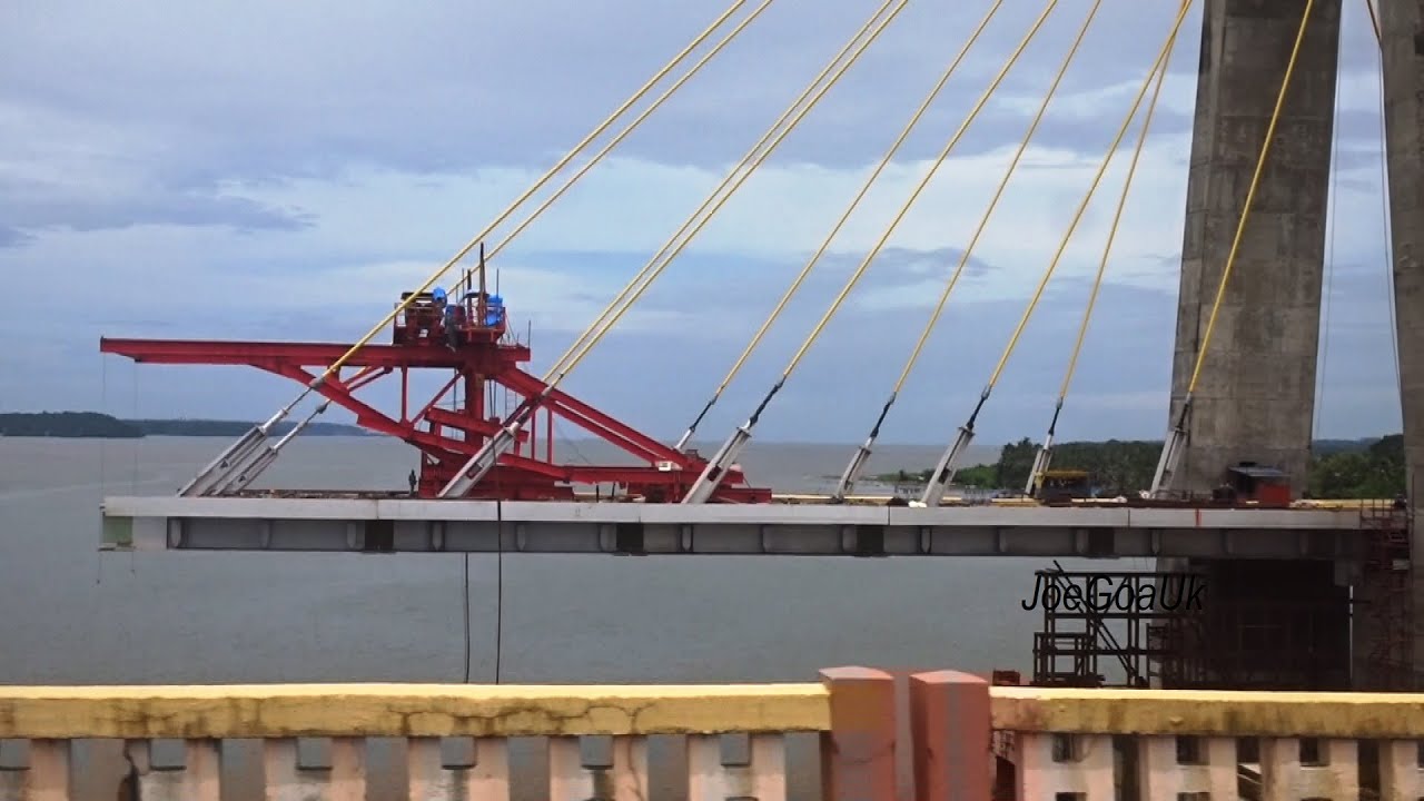 Zuari bridge update 26 8 21 - YouTube