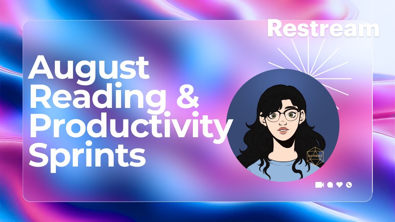 Saturday Reading & Productivity Sprints | August 3, 2024 - YouTube