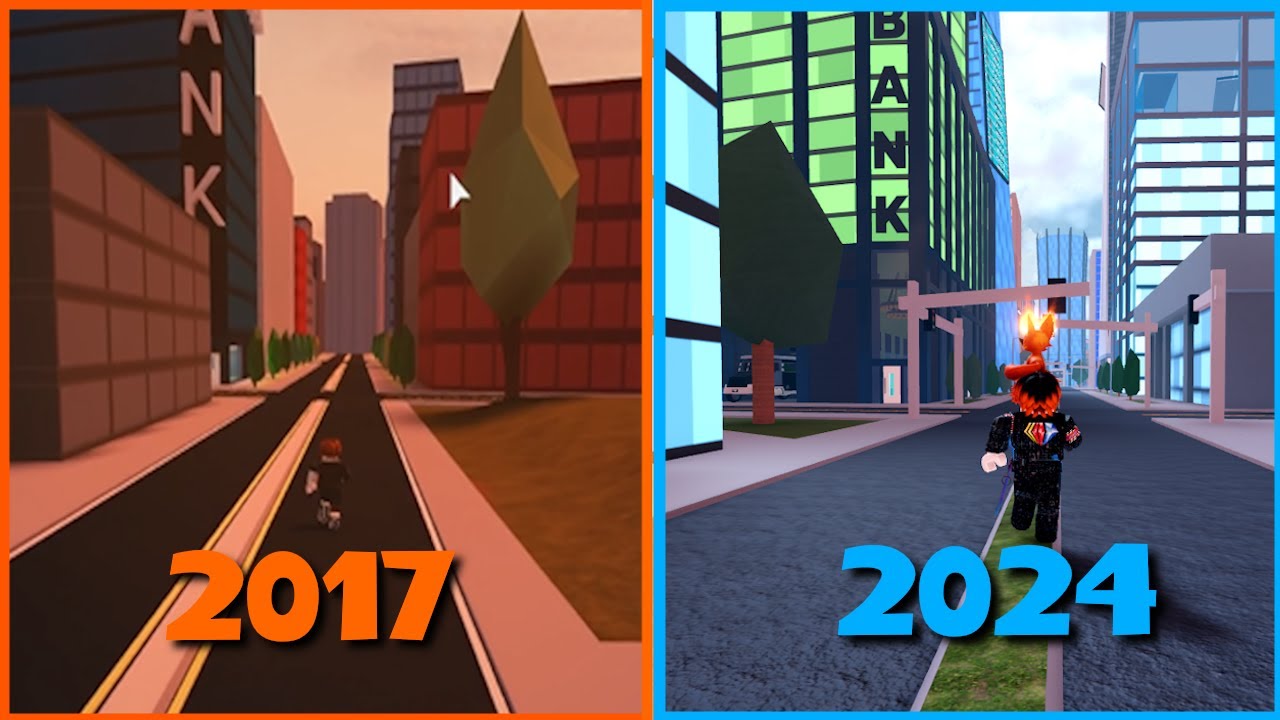 Walking Time Comparison: 2017 vs 2024 Jailbreak Map - Roblox Jailbreak ...