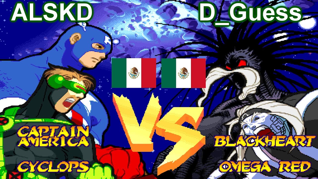 Marvel Super Heroes Vs. Street Fighter - ALSKD vs D_Guess - YouTube