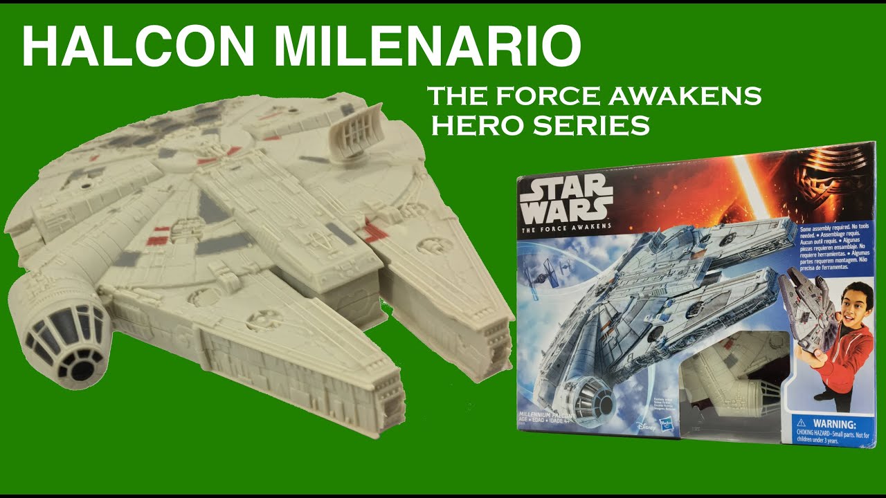Halcón Milenario Star Wars Básico Hero Series Millennium Falcon Hasbro ...