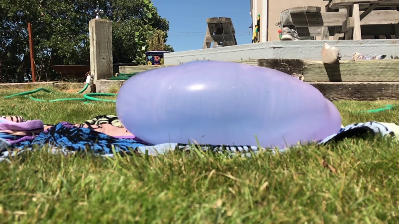 CRAZY invincible water balloon!!! - YouTube