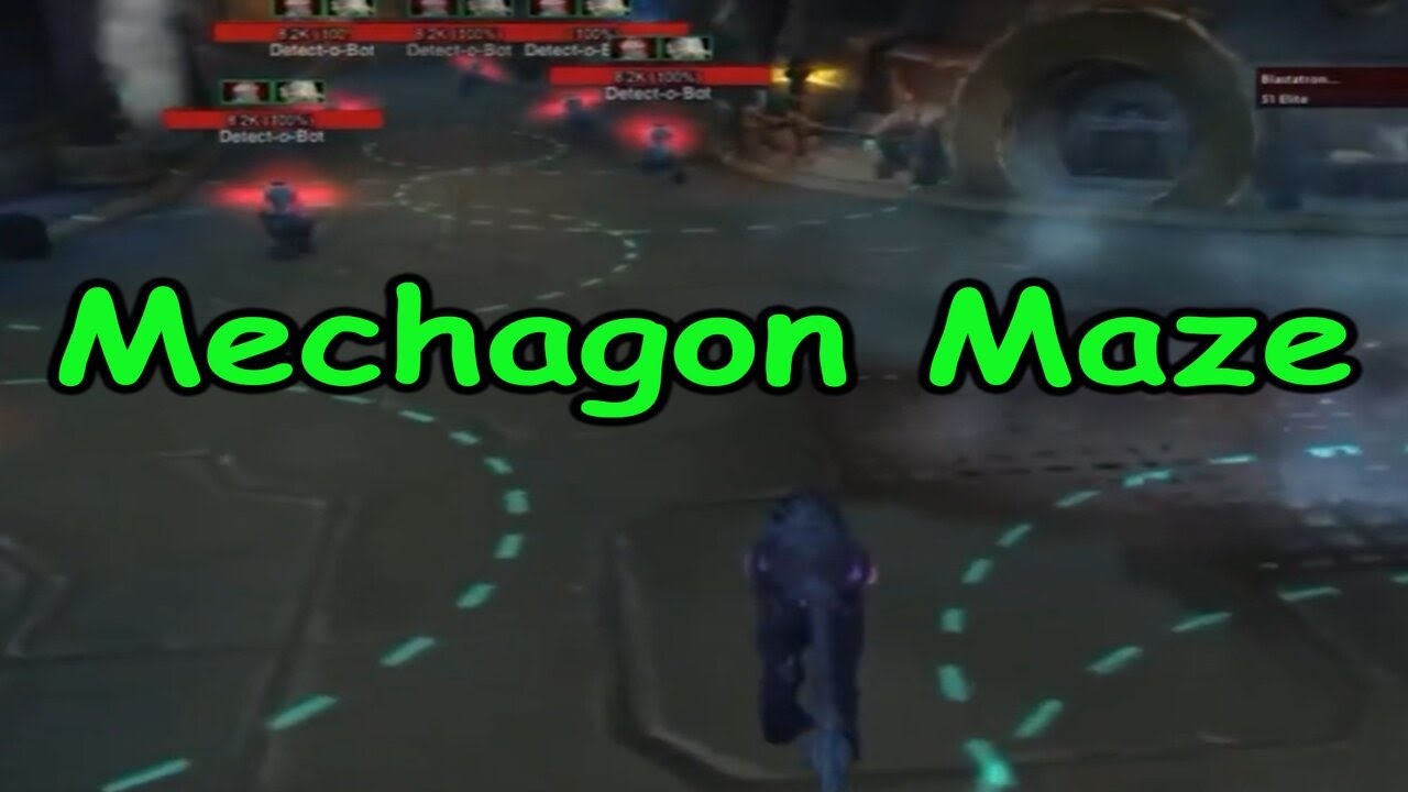 How to Pass the Mechagon Dungeon Maze - YouTube