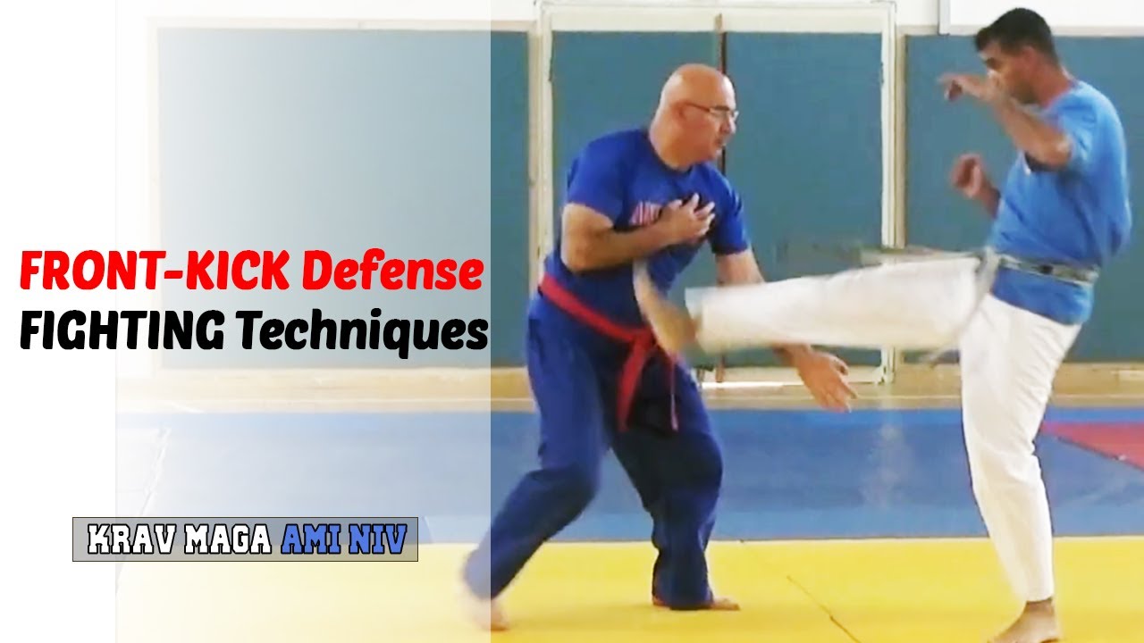 FRONT-KICK Defense FIGHTING Techniques KRAV MAGA AMI NIV - Krav Maga ...