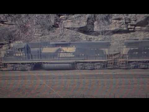 ARMY TRAIN ON THE HORSESHOE CURVE WEBCAM!!!!