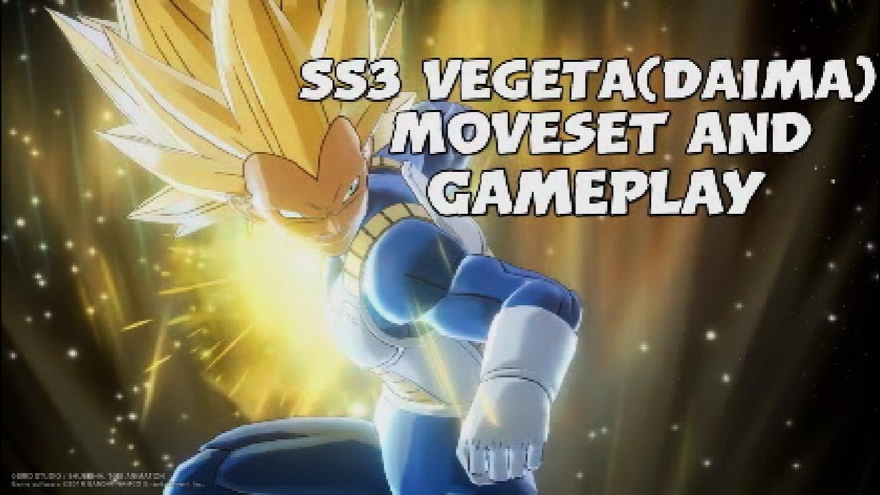 DBX2: SS3 Vegeta(Daima) Moveset and Gameplay - YouTube