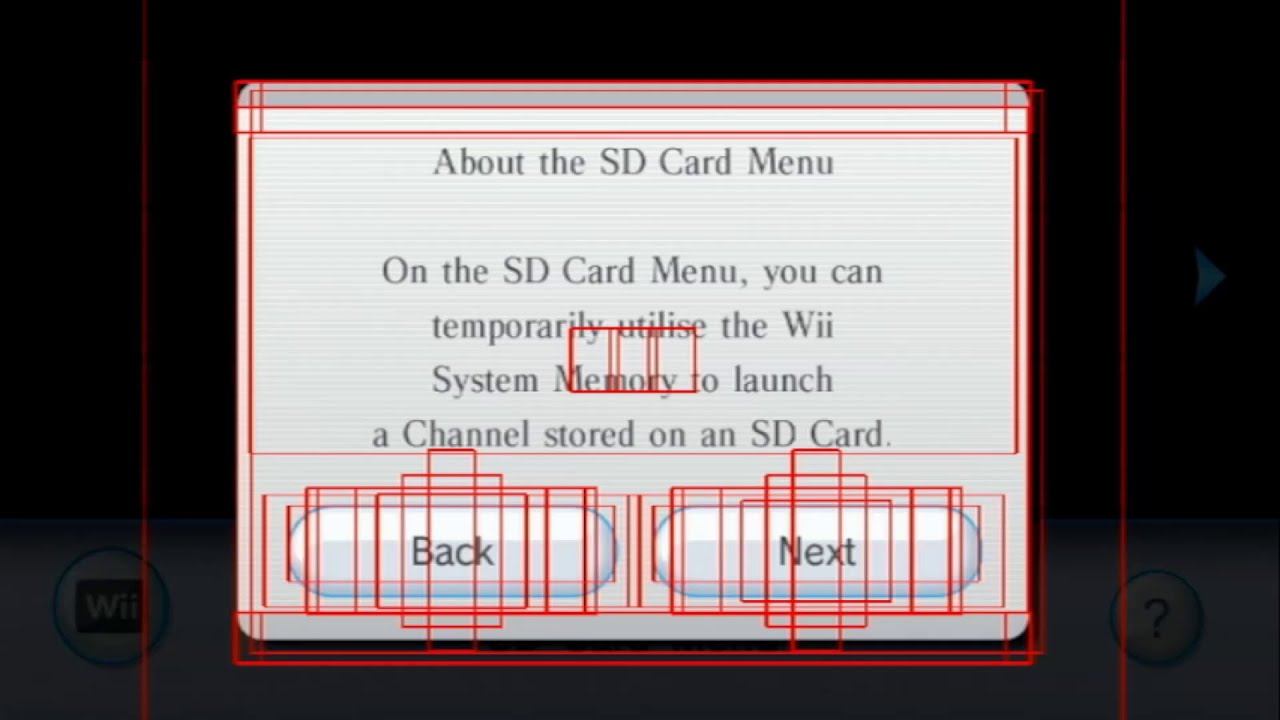 wii menu gui debug thing so cool - YouTube